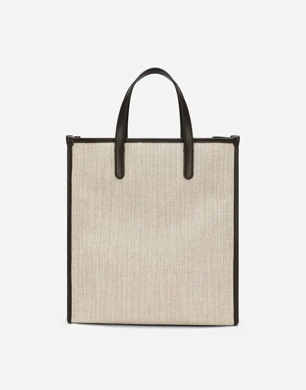 Dolce & Gabbana Small Canvas Shopper - Beige