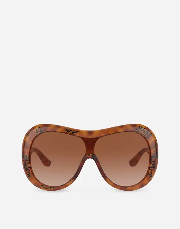 Dolce & Gabbana Havana Leo Sunglasses - Animal Print