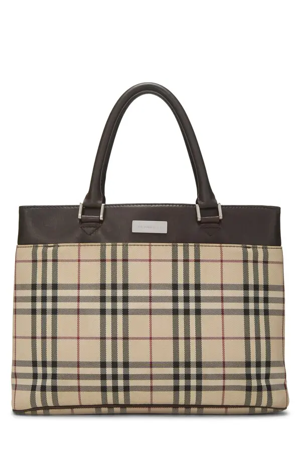 Burberry House Check Nylon Handbag