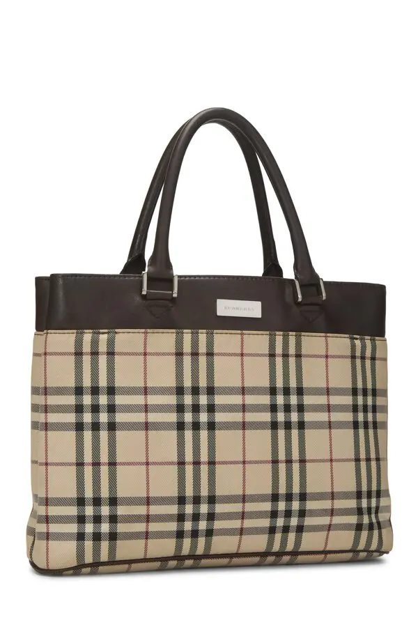Burberry House Check Nylon Handbag