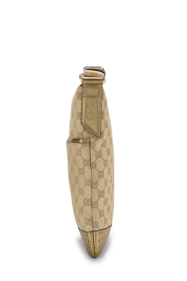 Gucci Original Gg Canvas Web Pocket Messenger Bag
