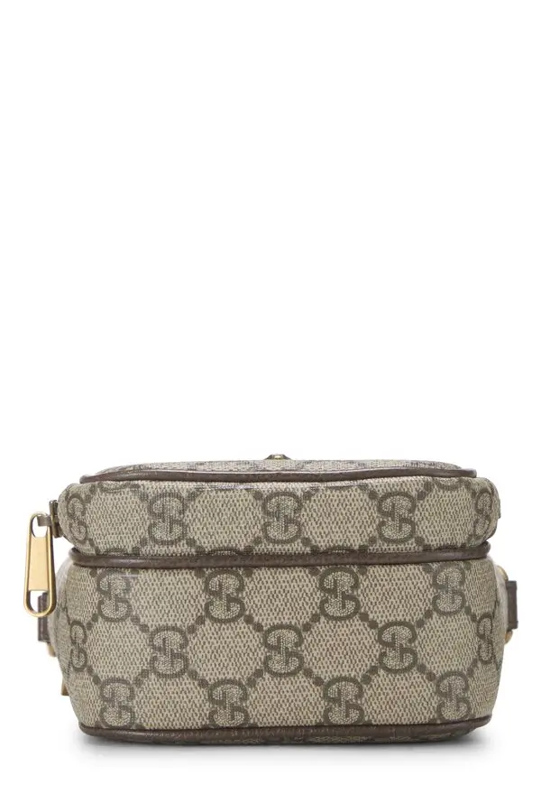 Gucci Gg Supreme Neo Vintage Double Zip Camera Bag