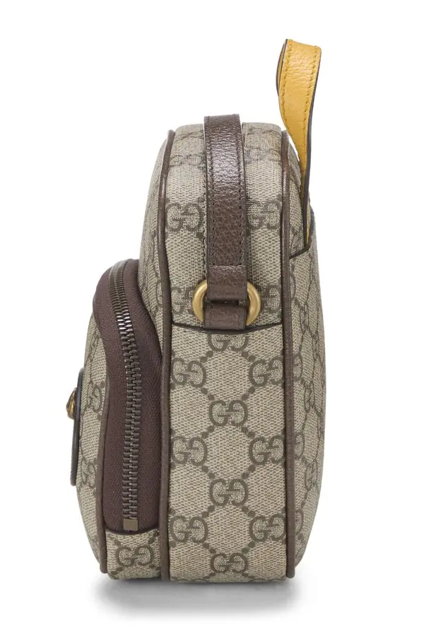 Gucci Gg Supreme Neo Vintage Double Zip Camera Bag