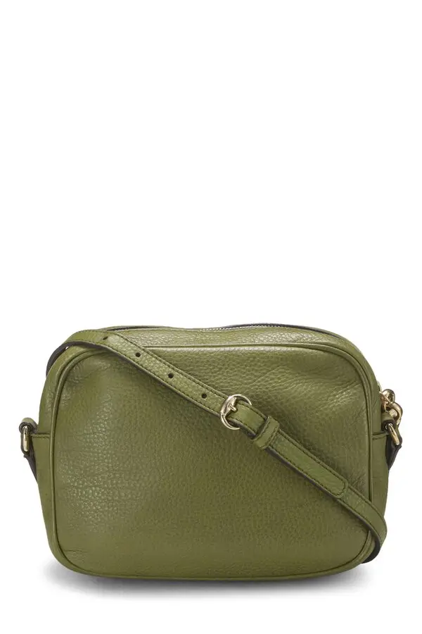 Gucci Grained Leather Soho Disco Bag - Green