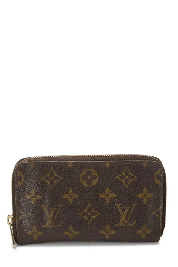 LOUIS VUITTON Monogram Canvas Zippy Compact