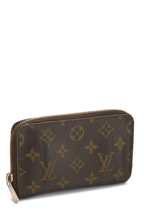 LOUIS VUITTON Monogram Canvas Zippy Compact