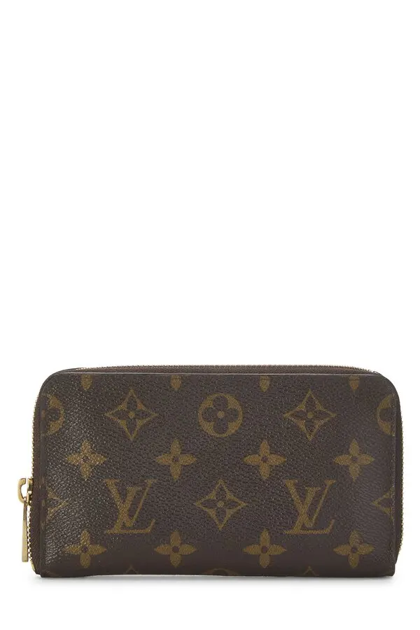 LOUIS VUITTON Monogram Canvas Zippy Compact - Brown