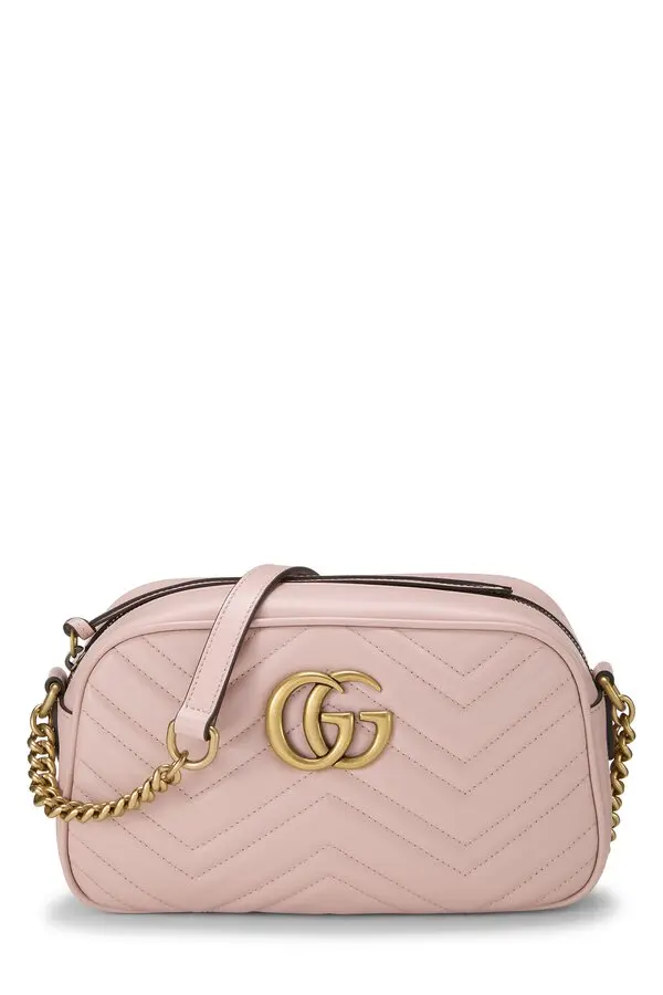 Gucci Marmont Crossbody Bag - Pink