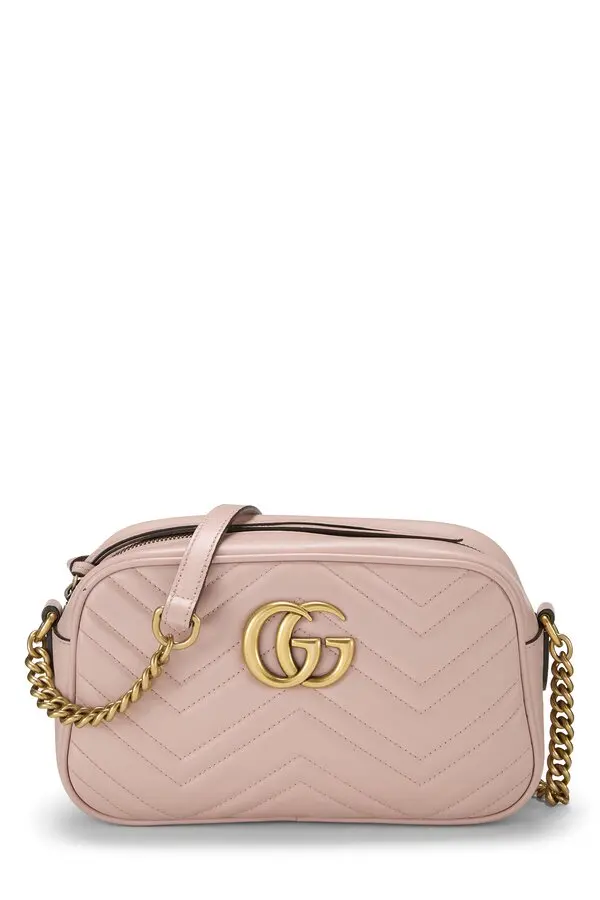 Gucci Marmont Crossbody Bag - Pink