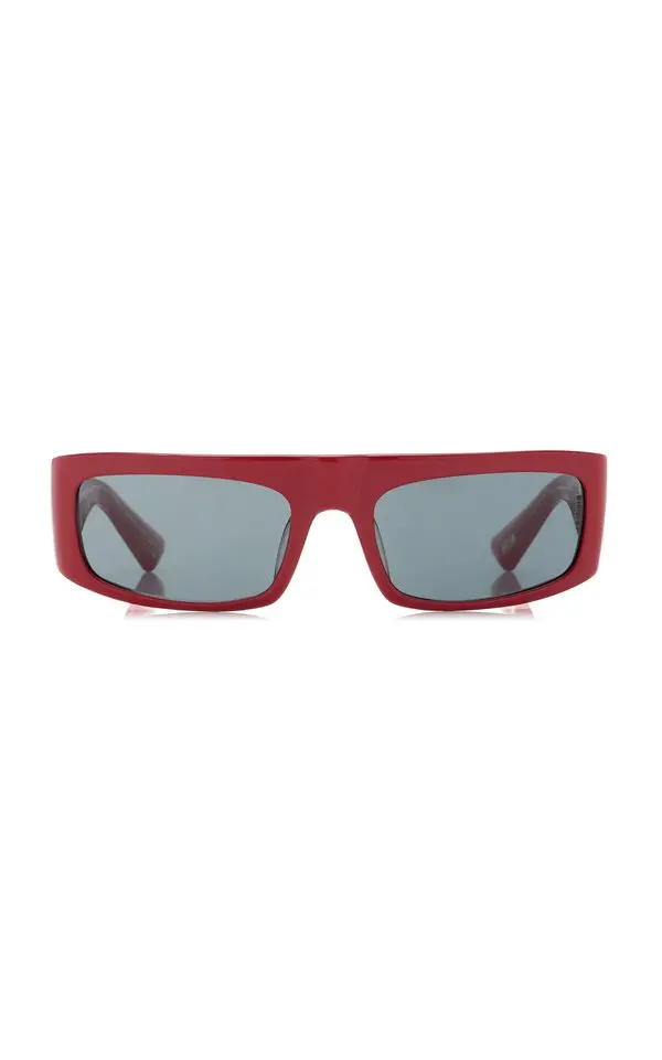 Khaite X Oliver Peoples 1979c Square-frame Sunglasses - Red