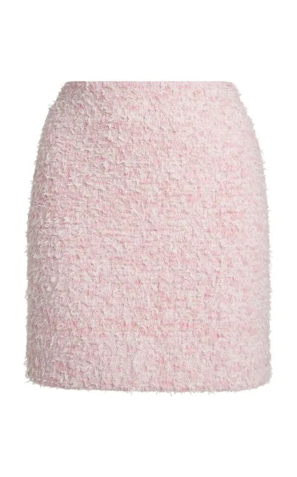 Balenciaga Cotton Tweed Mini Skirt