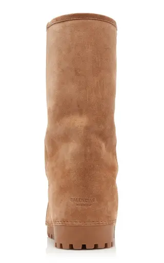 Balenciaga Alaska Suede & Faux-fur Boots