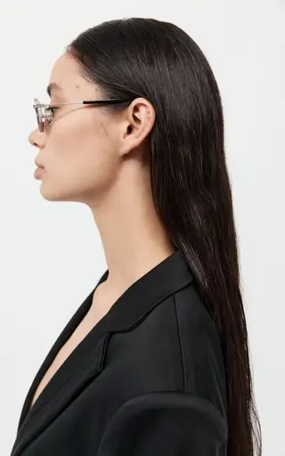 ST. AGNI Oval-frame Sunglasses