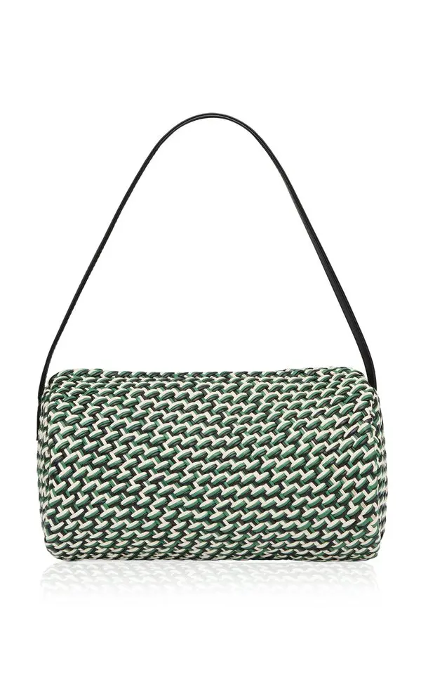 ST. AGNI Connolo Woven Leather Shoulder Bag