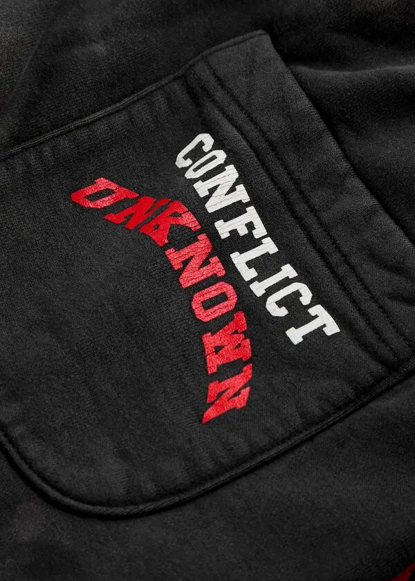 SAINT MXXXXXX Denim Tears Struggle Printed Cotton Sweatpants