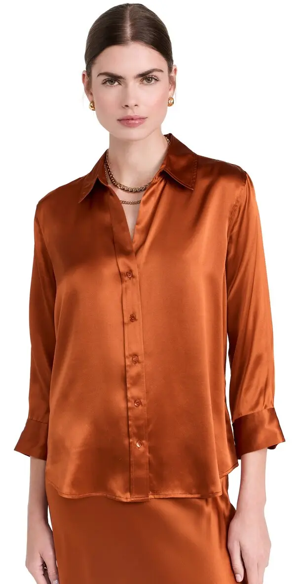 L'Agence Dani 3/4 Sleeve Blouse