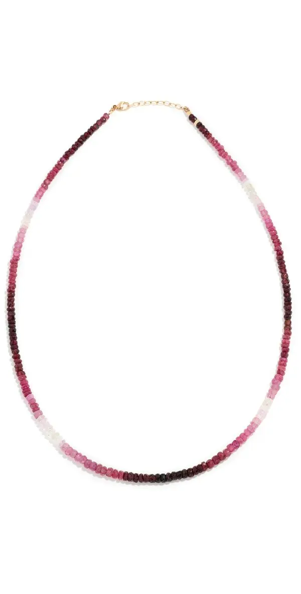 Jia Jia 14k Gold Ombre Necklace - Ruby