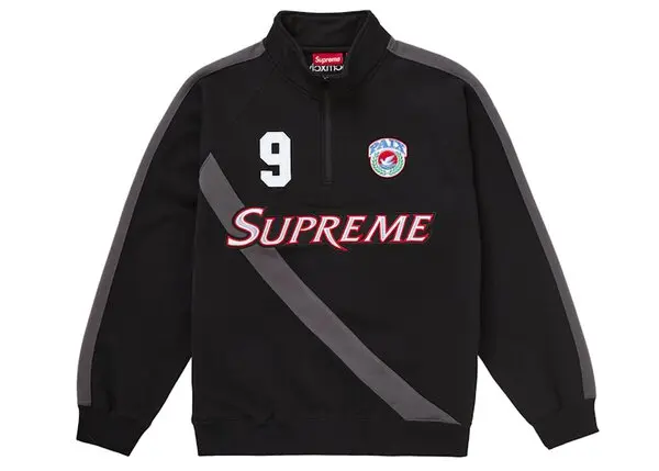 Supreme Equipe Half Zip Sweatshirt