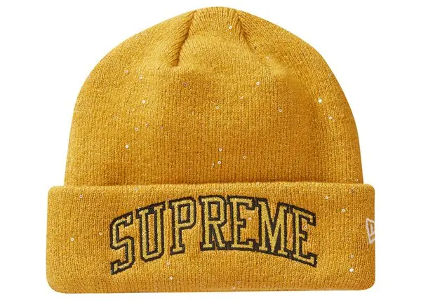 Supreme Metallic Arc Beanie - Gold