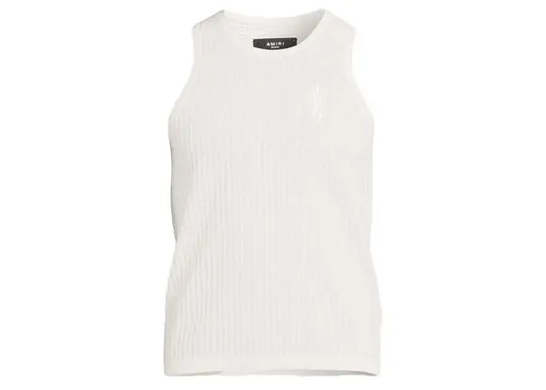 Amiri Waffle Stitch Tank