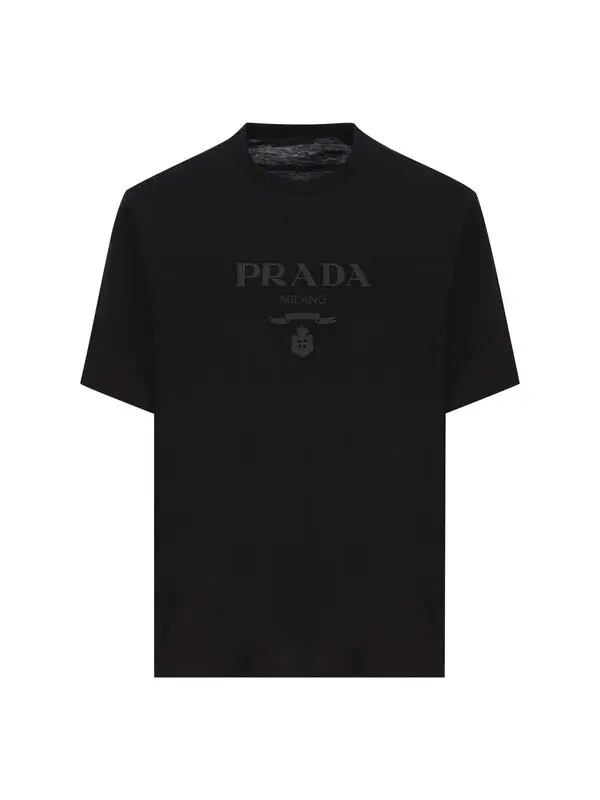 Prada Logo Printed Shortsleeved T-shirt