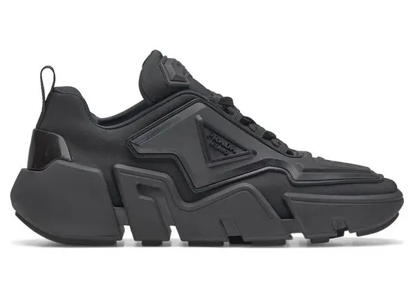 Prada Techno Stretch Sneaker Black
