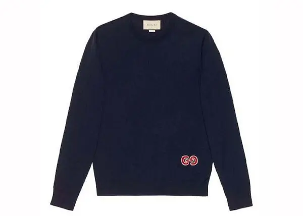Gucci Embroidered Gg Jumper