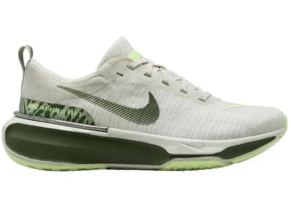 Nike Zoomx Invincible Run 3 Sneakers - Light Bone/barely Volt