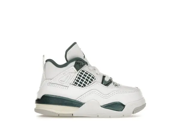 JORDAN 4 Retro Sneakers - White/oxidized Green
