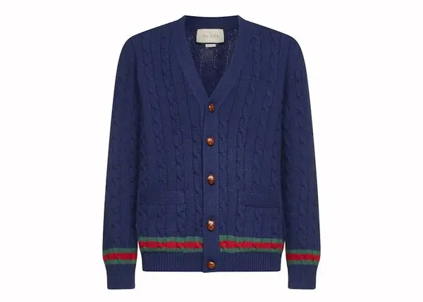 Gucci Cable-knit Cardigan