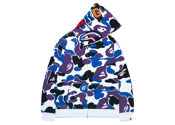 A Bathing Ape 18th Anniversary Hong Kong Shark Full Zip Hoodie