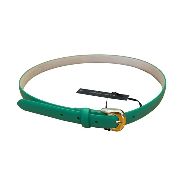NEW B-LOW THE BELT kennedy mini hip belt in kelly/gold KENNEDY MINI LEATHER BELT | B-low The Belt main image 3