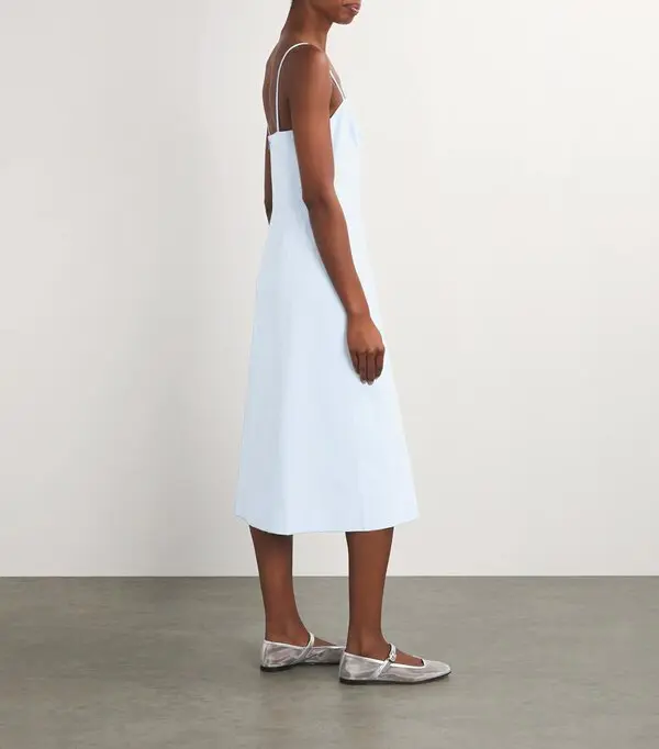 beau linen dress veronica beard Veronica Beard Beau Linen Belted Mini Dress main image 0