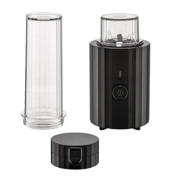 ALESSI Plissé 2-container Single-serve Blender - Black