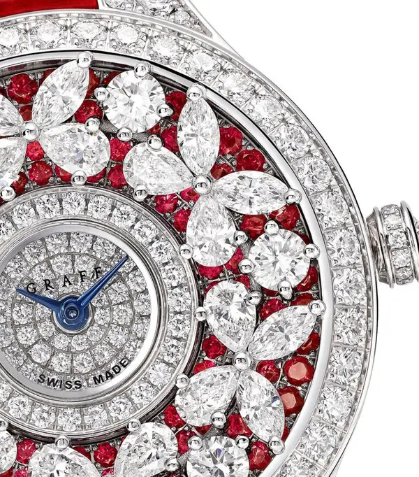 Graff Gold, Diamond And Ruby Classic Butterfly Watch 33mm
