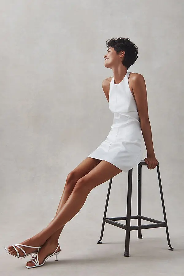 reformation anakin satin dress Reformation Anakin Satin Dress In Ivory - 70% Off