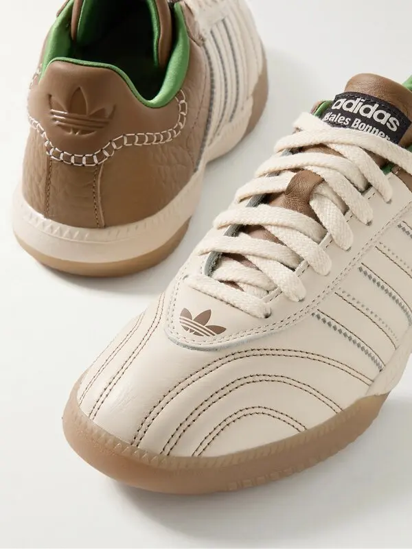 adidas gazelle silver green womens Adidas - Samba Millennium Sneaker in Core Black & White