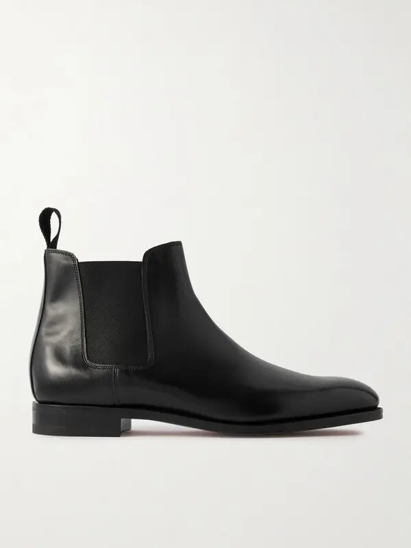 John Lobb Lawry Leather Chelsea Boots - Black