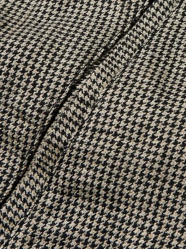 Kapital Houndstooth Linen Blouson Jacket