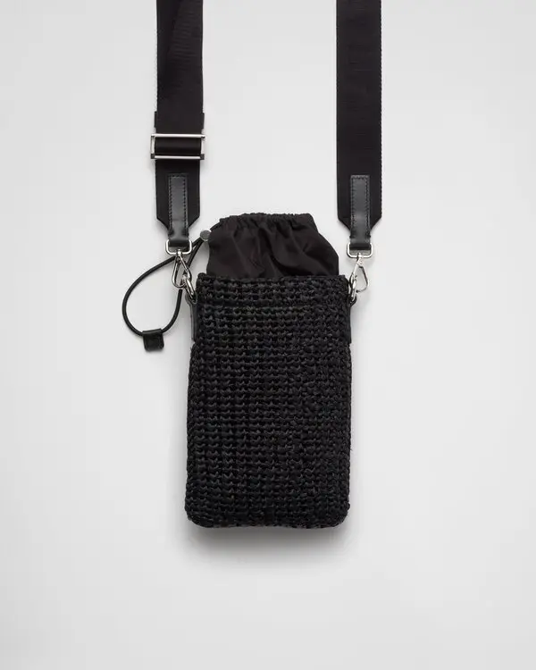 Prada Crochet Smartphone Case - Black