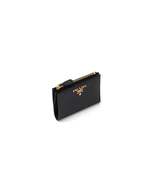Prada Small Saffiano Leather Wallet - Black