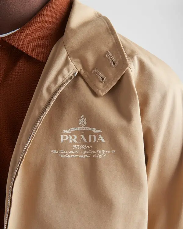 Prada Cotton-blend Jacket - Desert Beige