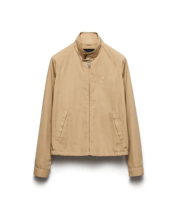 Prada Cotton-blend Jacket - Neutral