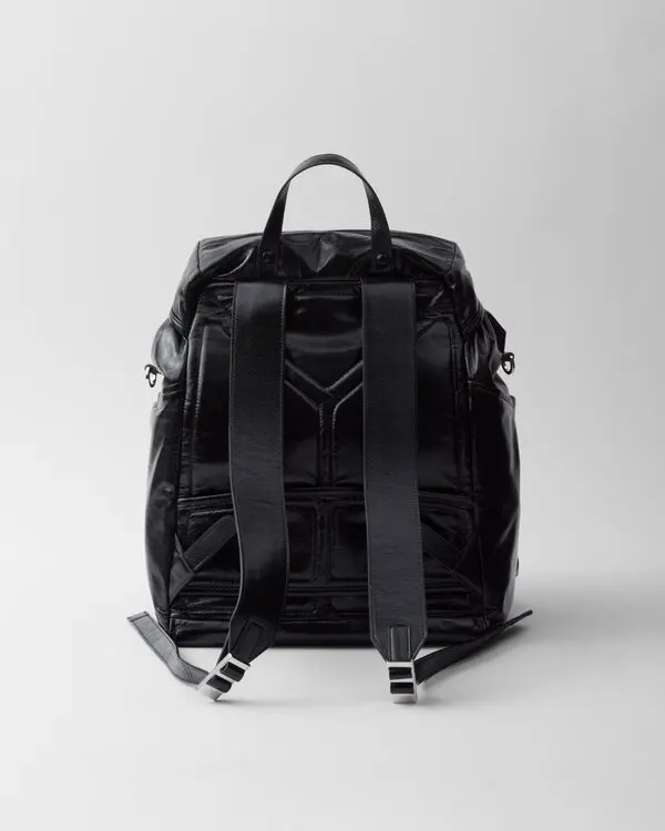 Prada Leather Backpack - Black | Editorialist