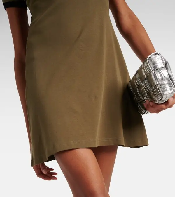 COURREGES Courrèges Cotton Jersey Minidress - Brown