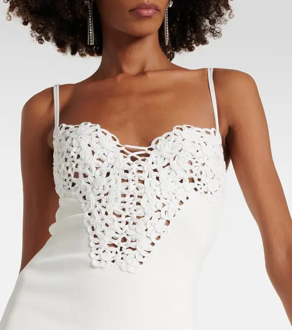 Galvan Sculpted Spiral Midi Dress