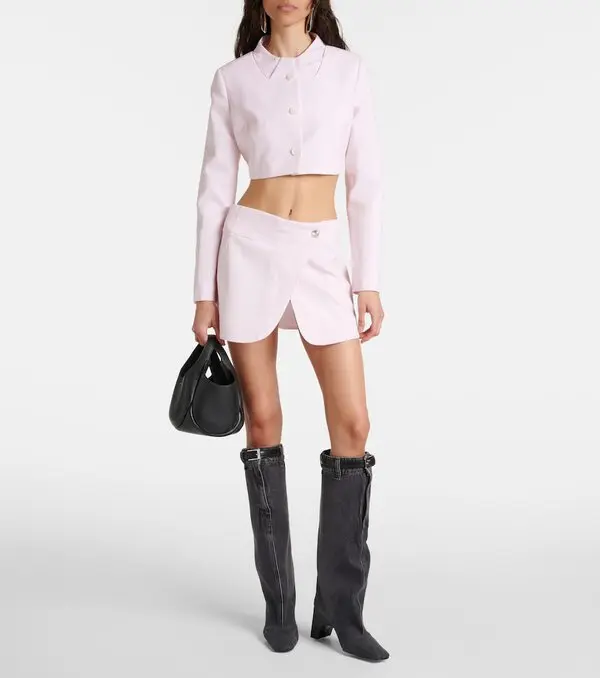 Coperni Trompe L'oeil Cropped Jacket