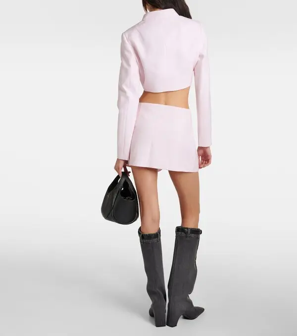 Coperni Trompe L'oeil Cropped Jacket