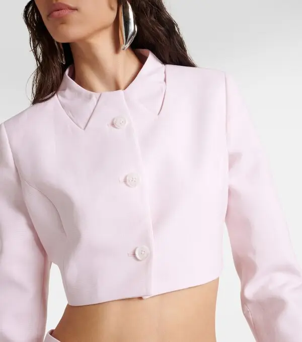 Coperni Trompe L'oeil Cropped Jacket