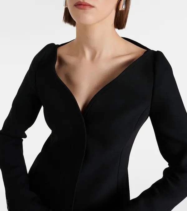 COURREGES Courrèges Ellipse Crêpe Coat